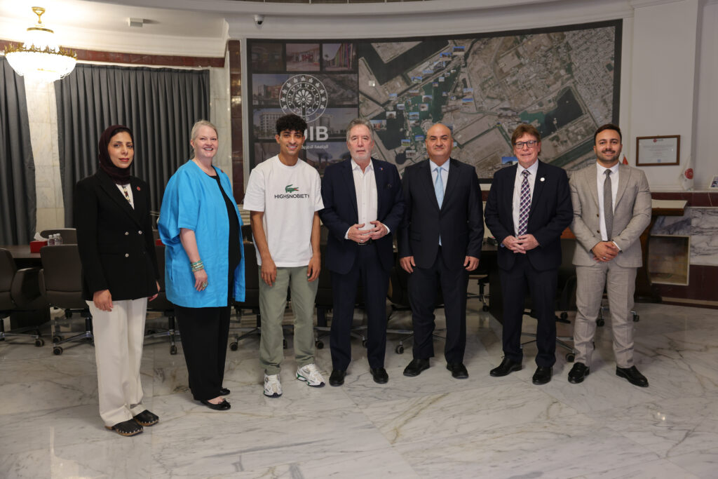 Deputy Minister Hayder Abed Dhahad and Footballer Ali Jasim Visit AUIB ...